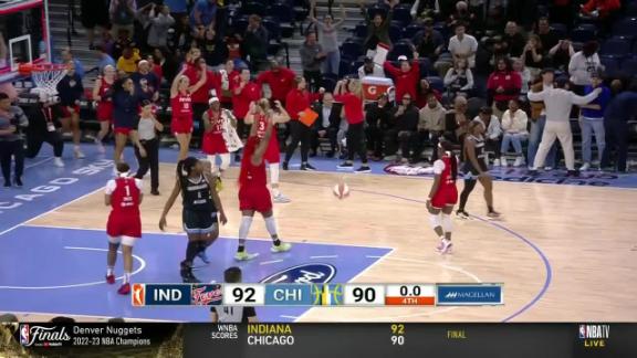 Mitchell sinks game-winning jumper, Fever beat short-handed Sky 92-90 ... Mitchell sinks game-winning jumper, Fever beat short-handed Sky 92-90 ...