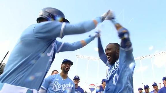 Samad Taylor hits walk-off single in MLB debut as Royals beat Angels 10 ...