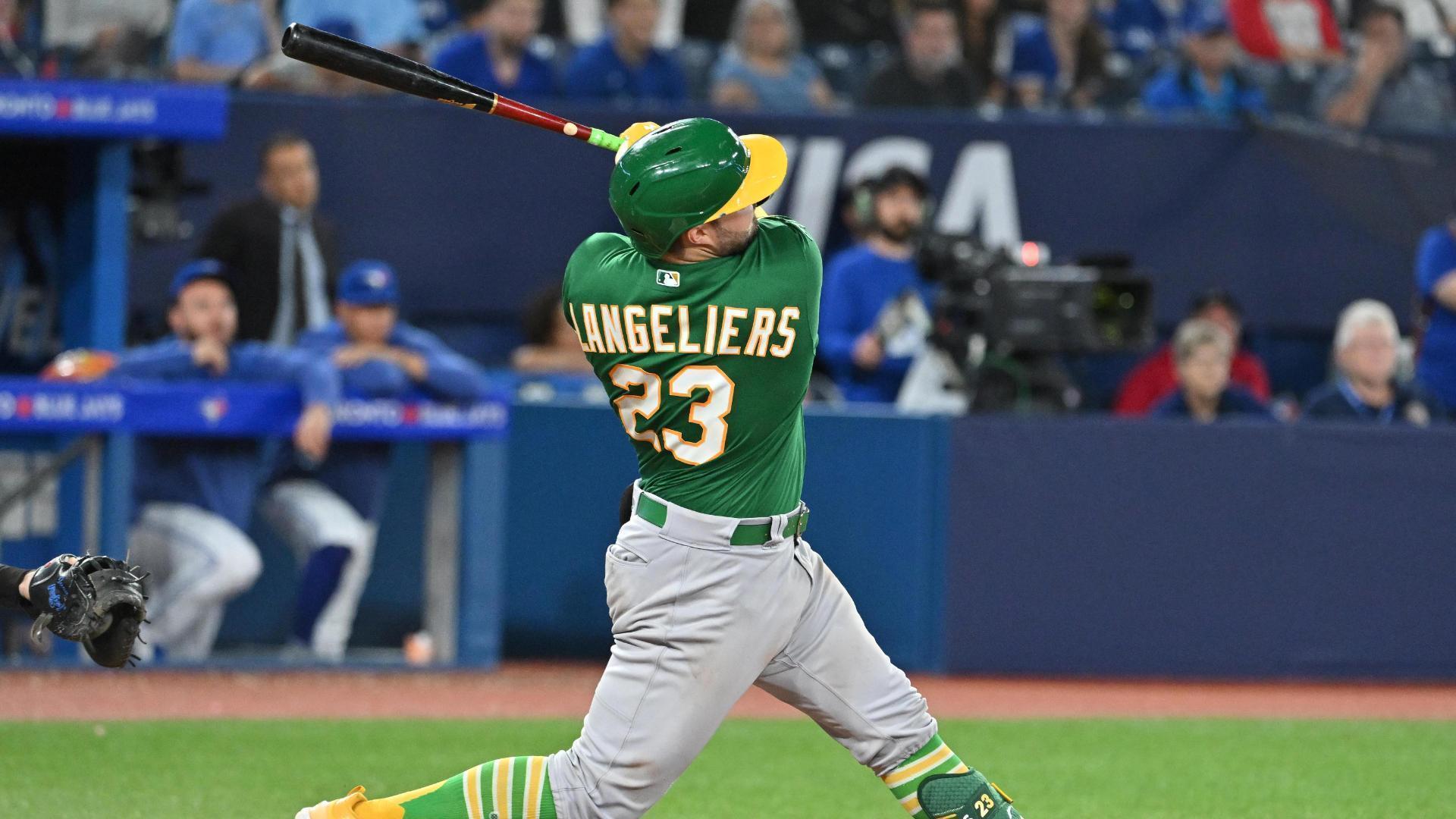 Langeliers hits game-winning HR in 9th as A's beat Blue Jays 5-4 to end ...