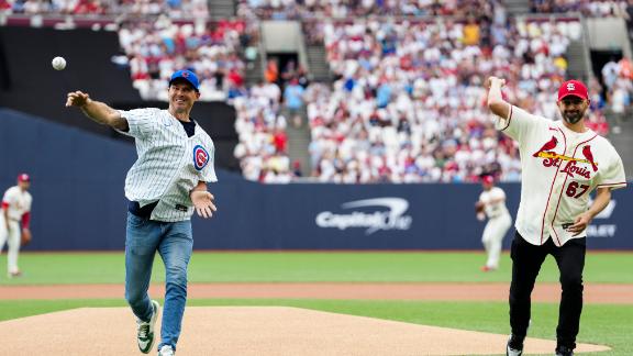 Happ homers twice, Steele pitches Cubs over Cardinals 9-1 in MLB's ...