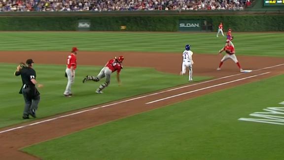 Schwarber homers on 1st pitch, Walker wins 5th straight start as ...