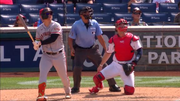 Thomas steals 4 as the Nationals top the Giants 6-1 for their first ...