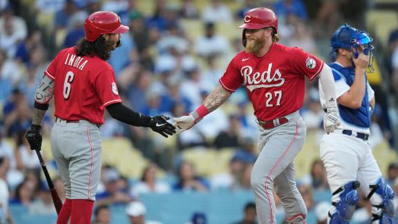 Reds beat NL West-leading Dodgers 6-5, move a half-game back in NL ...