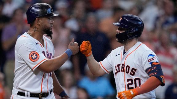 McCormick homers twice to give Astros 3-2 win over Guardians, series ...