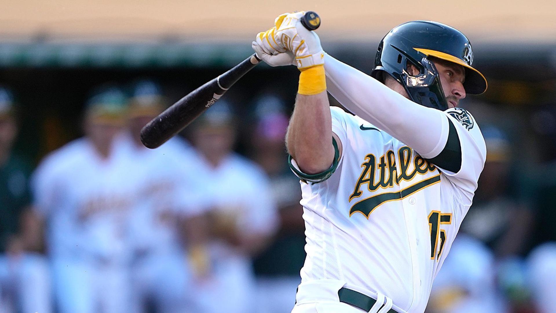 Seth Brown singles in the 8th inning to send the Athletics past the ...