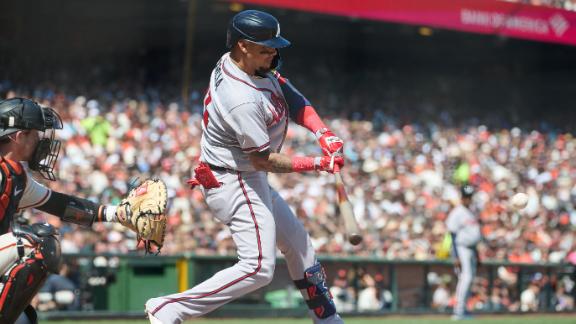 Riley keeps Braves rolling with 30th HR in 7-3 win over Giants - ABC7 ...
