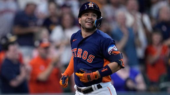 Kyle Tucker 12th with 2 triples in an inning, driving in runs with each ...