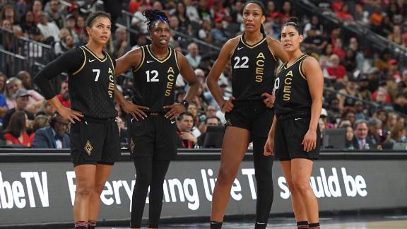 Chelsea Gray, Jackie Young lead Aces past Sky 87-59 to open their WNBA ...
