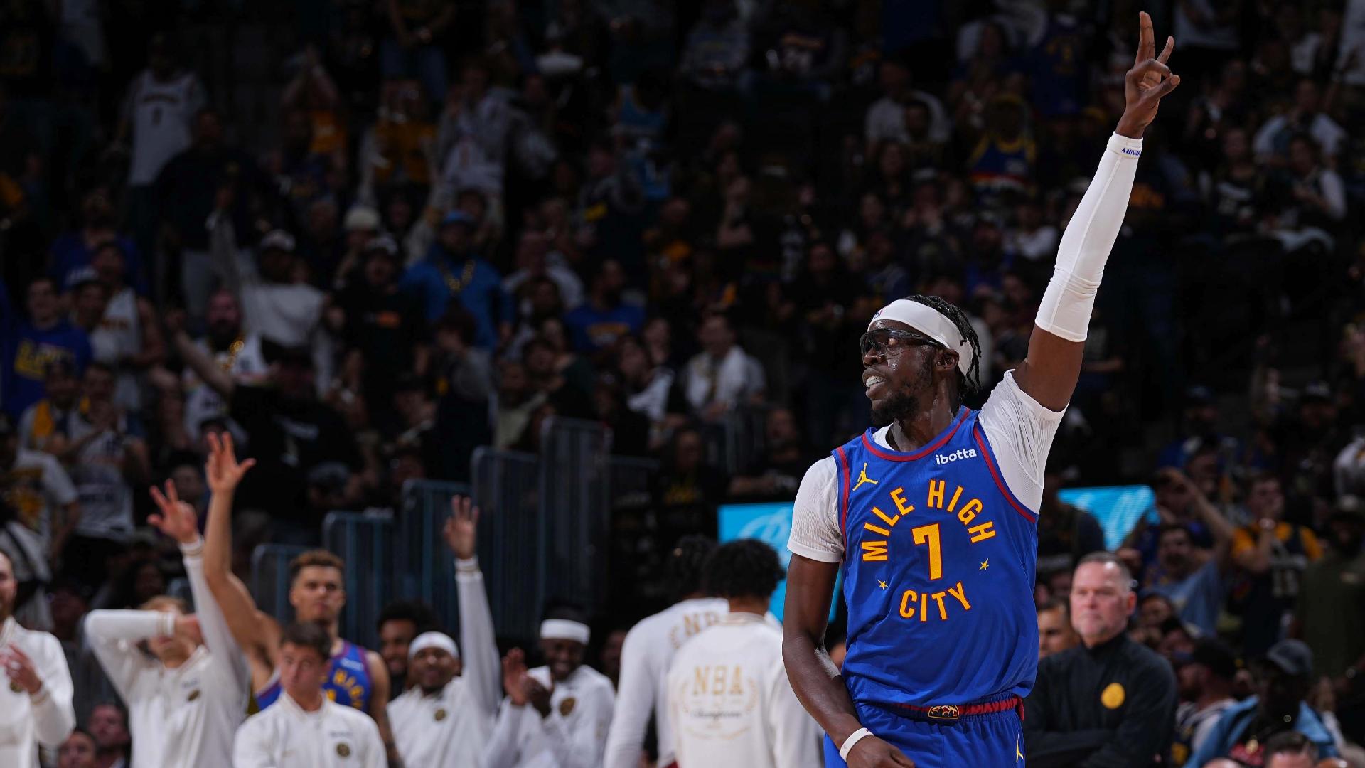 Nuggets celebrate first NBA championship with banner, rings and 119-107 ...