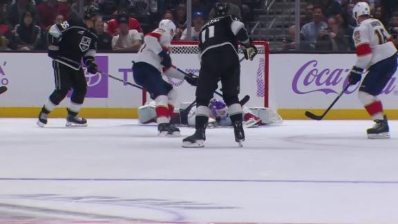 Fiala, Kings halt Panthers' 5-game win streak by holding on for 2-1 ...