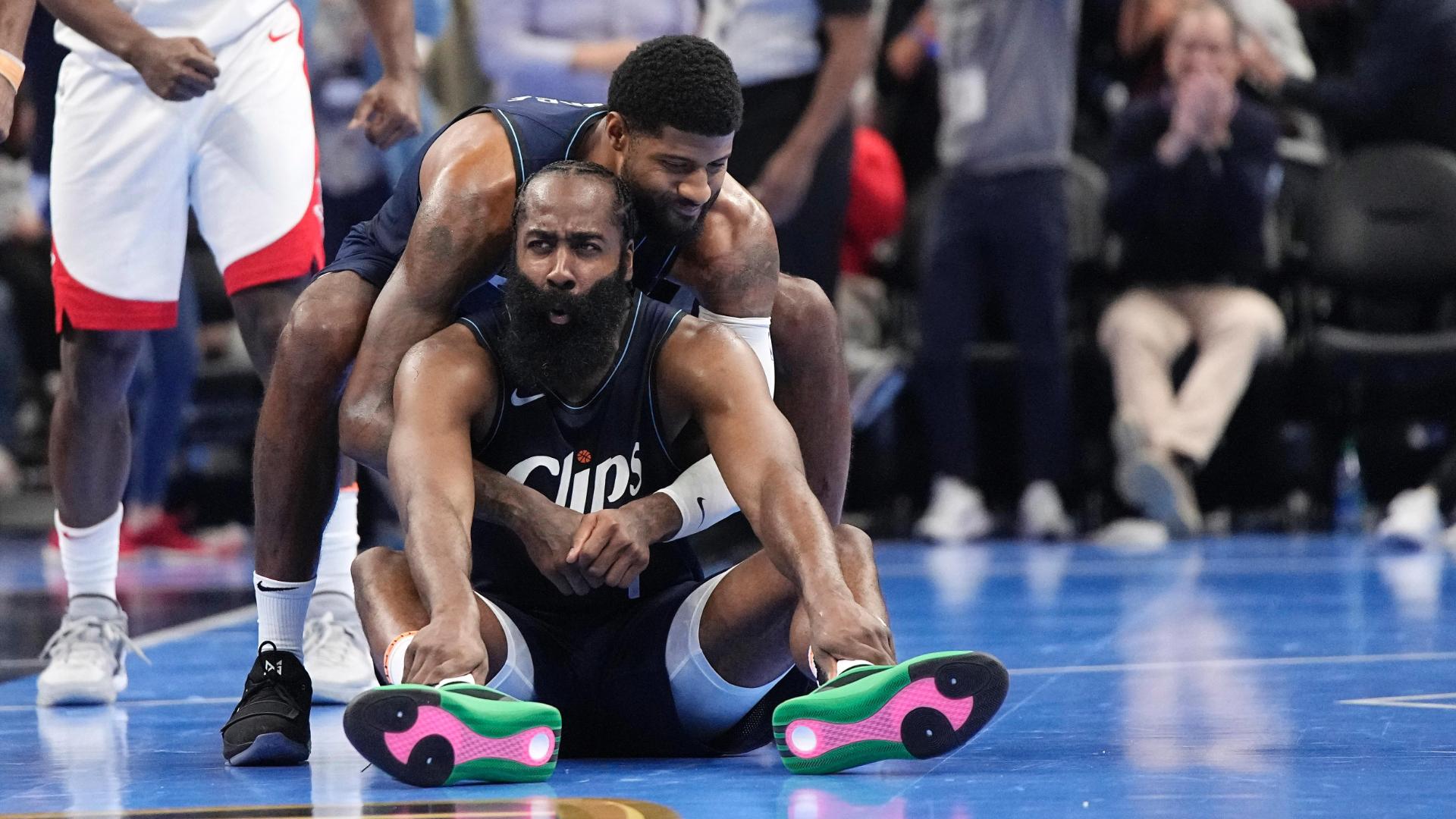 James Harden's tiebreaking 4-point play snaps Clippers' 6-game skid ...