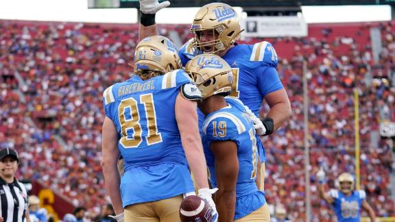 UCLA routs spiraling USC 38-20 in Los Angeles' crosstown showdown ...