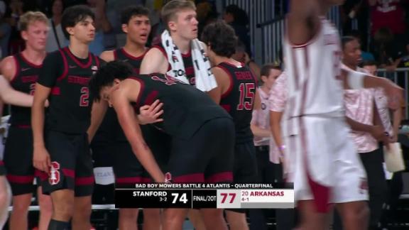 Mark carries No. 20 Arkansas to double-overtime victory over Stanford ...