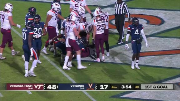 Virginia Tech 55 17 Virginia Nov 25 2023 Final Score ESPN