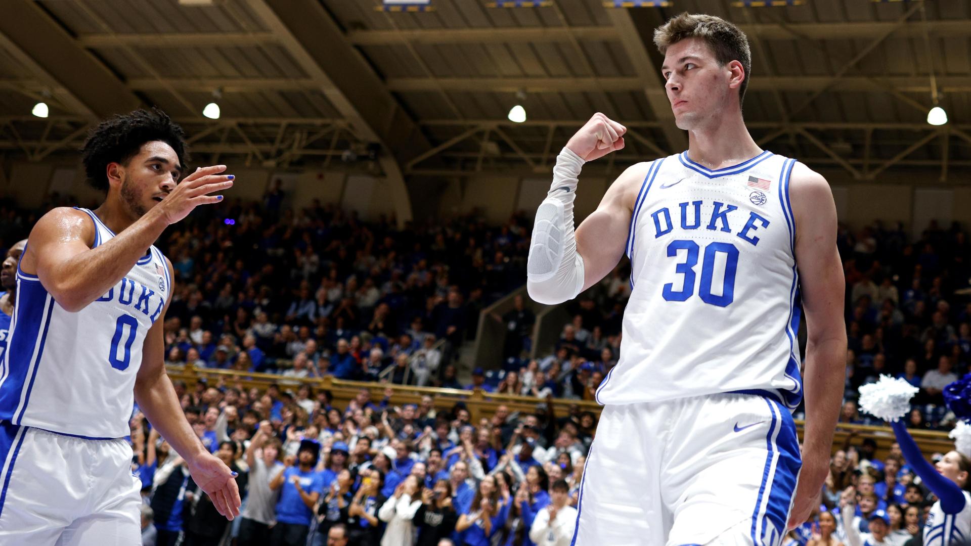 Kyle Filipowski helps No. 21 Duke pull away after halftime to beat ...