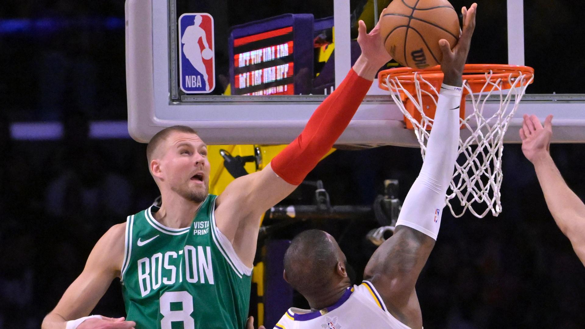 Porzingis, Celtics start strong in 126-115 Christmas Day win over Davis, Lakers - ABC7 Los Angeles