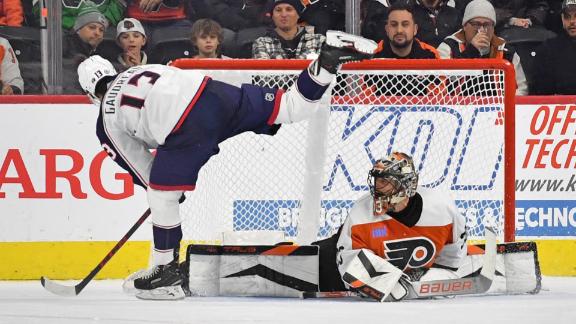 Johnny Gaudreau's shootout goal lifts Blue Jackets over Flyers 3-2 ...