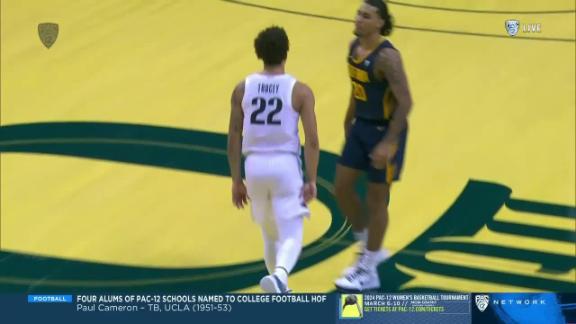 Couisnard scores 18 as Oregon rallies from 18 down to beat California ...