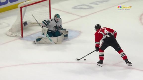Boris Katchouk scores in shootout to lift Blackhawks over Sharks 2-1 ...