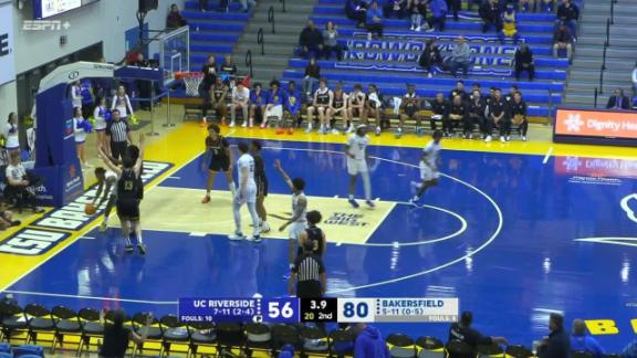 Cal State Bakersfield 80 56 UC Riverside Jan 18 2024 Final Score ESPN