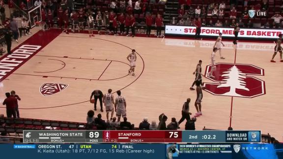 Rice, Jones spark Washington State to 89-75 victory over Stanford ...