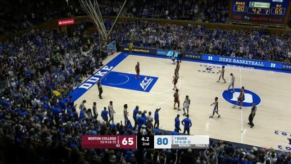 Five reach double figures as No. 9 Duke beats Boston College, 80-65 ...