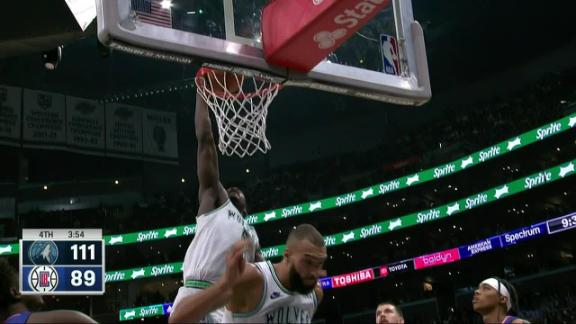 Towns, Edwards help Timberwolves rally in second half for 121-100 victory over Clippers - ABC7 ...