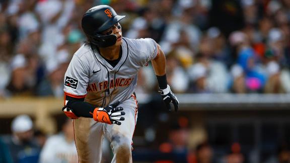 Conforto's grand slam, Lee's 1st MLB homer carry the Giants to a 9-6 ...