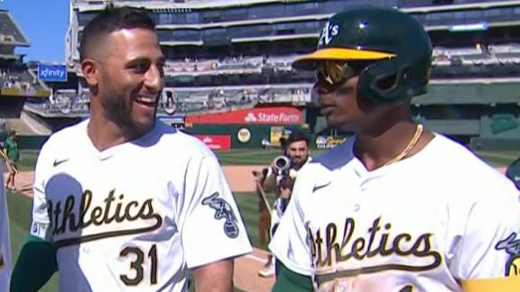 A's get first win on Toro's walk-off walk, beat Guardians 4-3 before ...