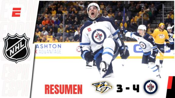 Un gol de Connor en la prórroga lleva a los Jets ante los Predators 4-3 ...