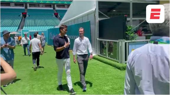 Tom Brady se pasea en el Gran Premio de Miami - ESPN Video