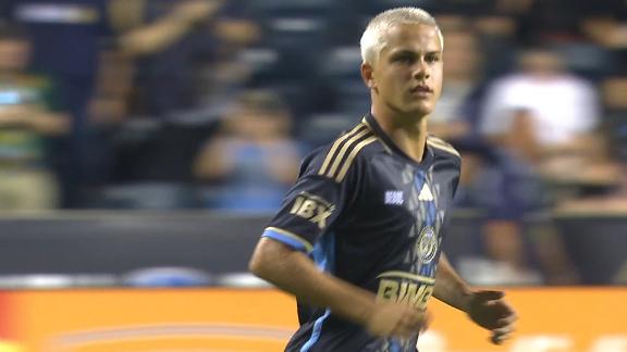 Cavan Sullivan, 14, makes MLS debut as Union blast Revs - 6abc Philadelphia