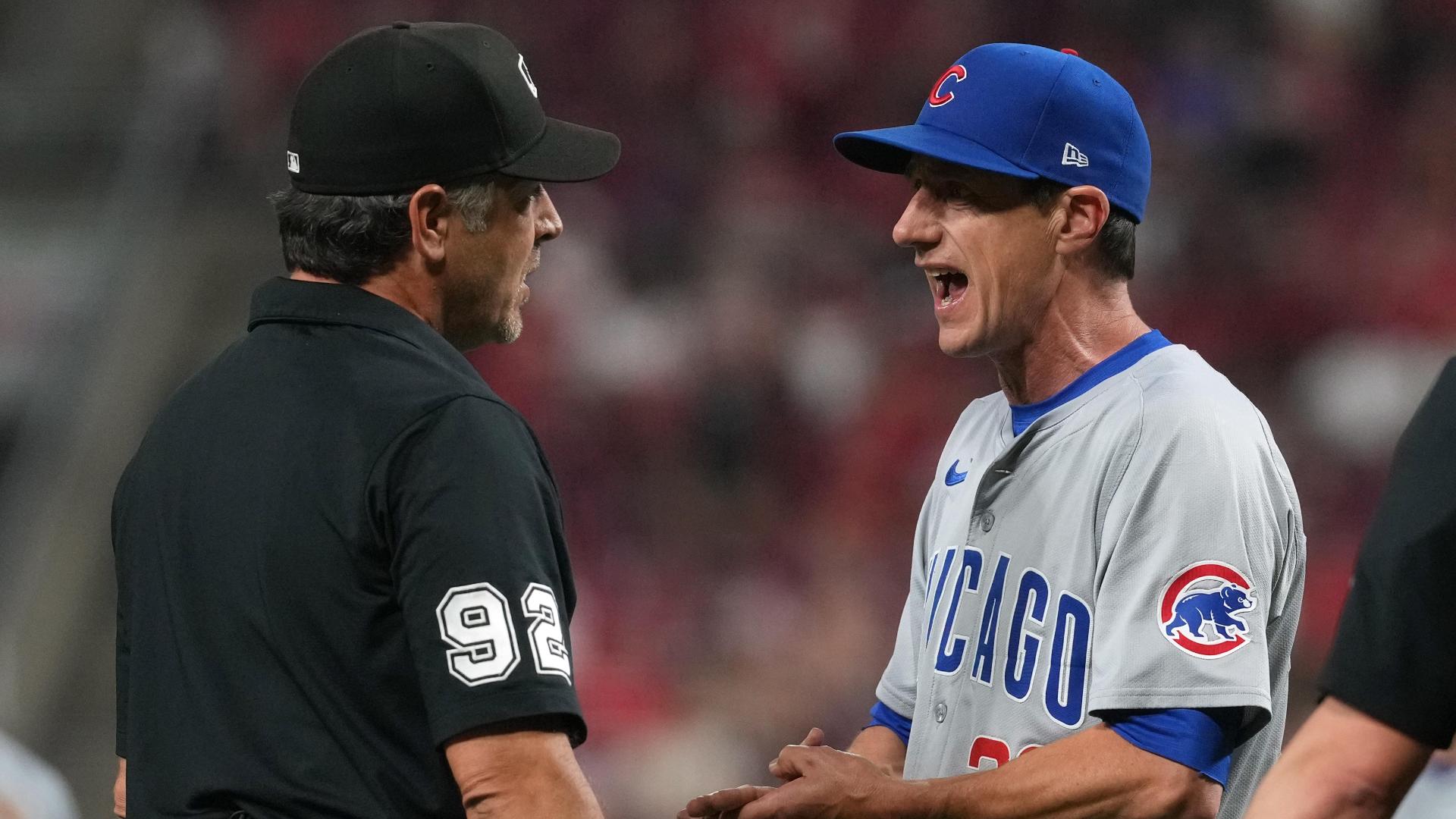 Spiers dominant in return, Cubs' Pearson ejected for pitch to ...