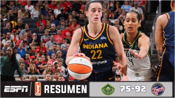 Juegazo de Caitlin Clark en la victoria de Indiana Fever por 92-75 ante ...