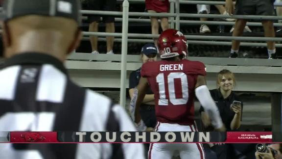 Arkansas football score store