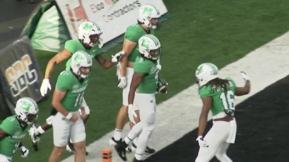 Marshall football score store