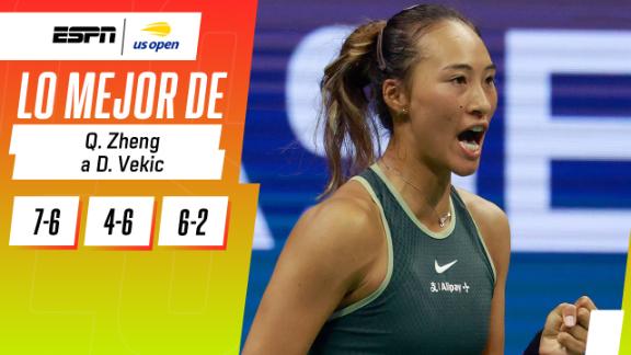 Zheng se impuso en el duelo entre medallistas olímpicas - ESPN Video