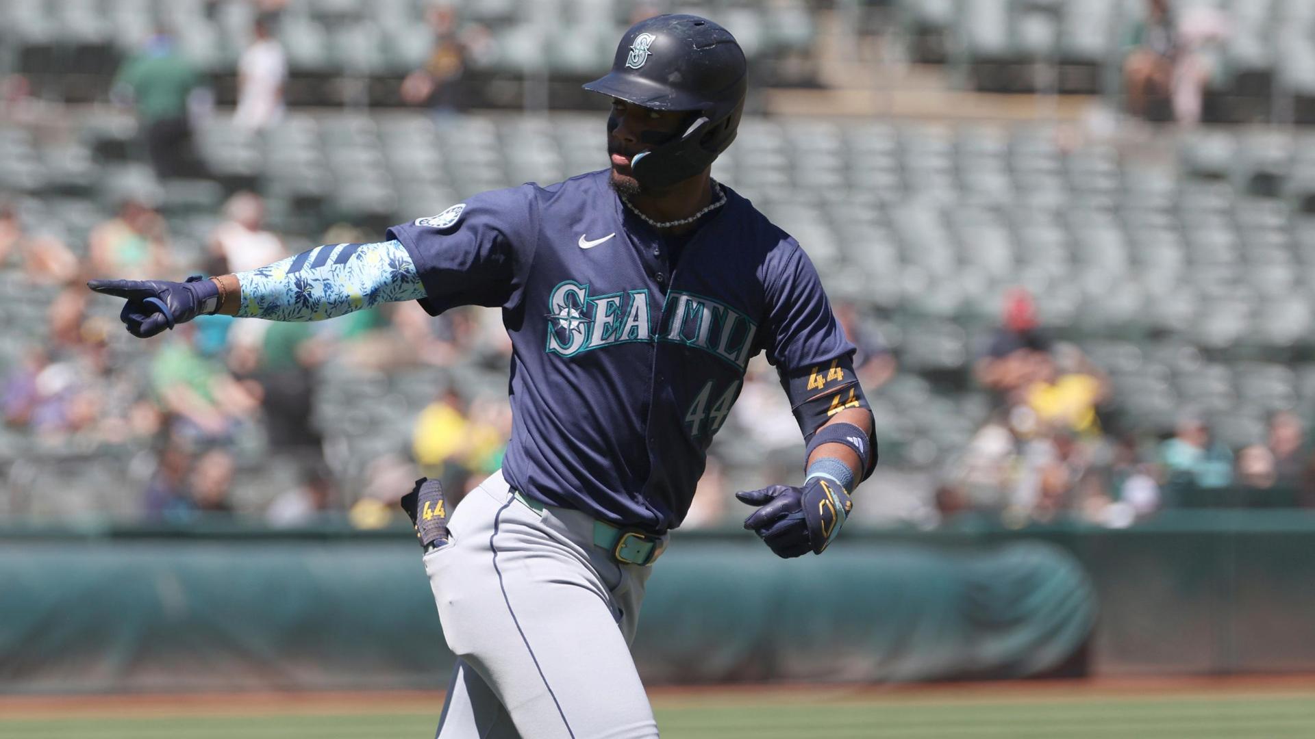 Cal Raleigh homers and hits sacrifice fly as Mariners beat Athletics 6 ...