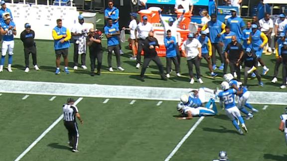 Justin Herbert throws 2 TDs to Quentin Johnston; Chargers hammer ...