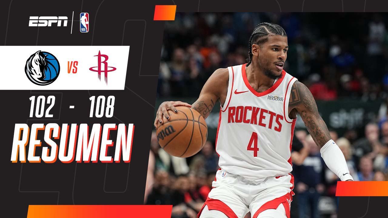 ¡Triunfo de los Rockets frente a los Mavericks! - ESPN Video