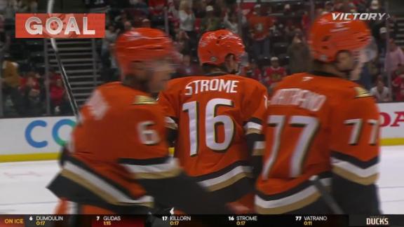 Cutter Gauthier puts Ducks ahead with his 1st NHL goal, and Anaheim ...