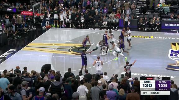 Edwards, Timberwolves beat Kings 130-126 in OT despite franchise-record ...