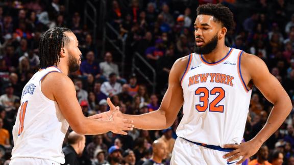 Brunson scores 36, Towns adds 34 as Knicks beat Suns 138-122 for 4th ...