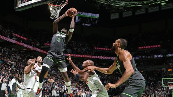 Timberwolves stop 4-game losing streak by fending off Clippers 93-92 in ...