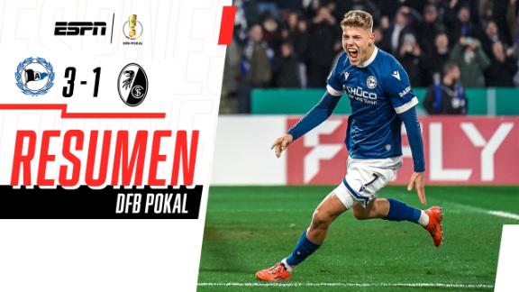 Batacazo en la Copa de Alemania: Arminia Bielefeld eliminó al Friburgo - ESPN Video