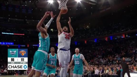 Anunoby and Towns help the Knicks blow it open on the way to a 125-101 rout of the Hornets ...