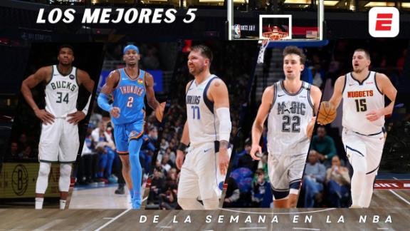 NBA por ESPN - Resultados, estadísticas y highlights