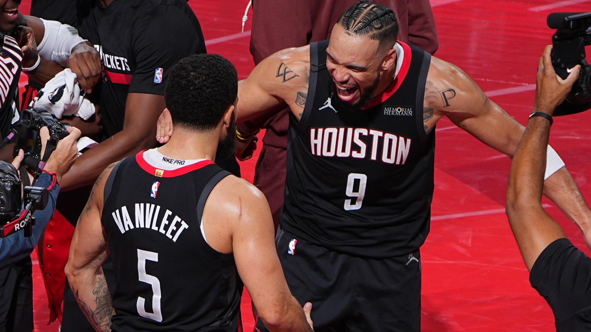 Green makes late free throws, Rockets beat Warriors 91-90 to reach NBA ...