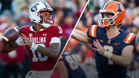 No. 14 South Carolina and No. 21 Illinois each aim to finish with 10 ...