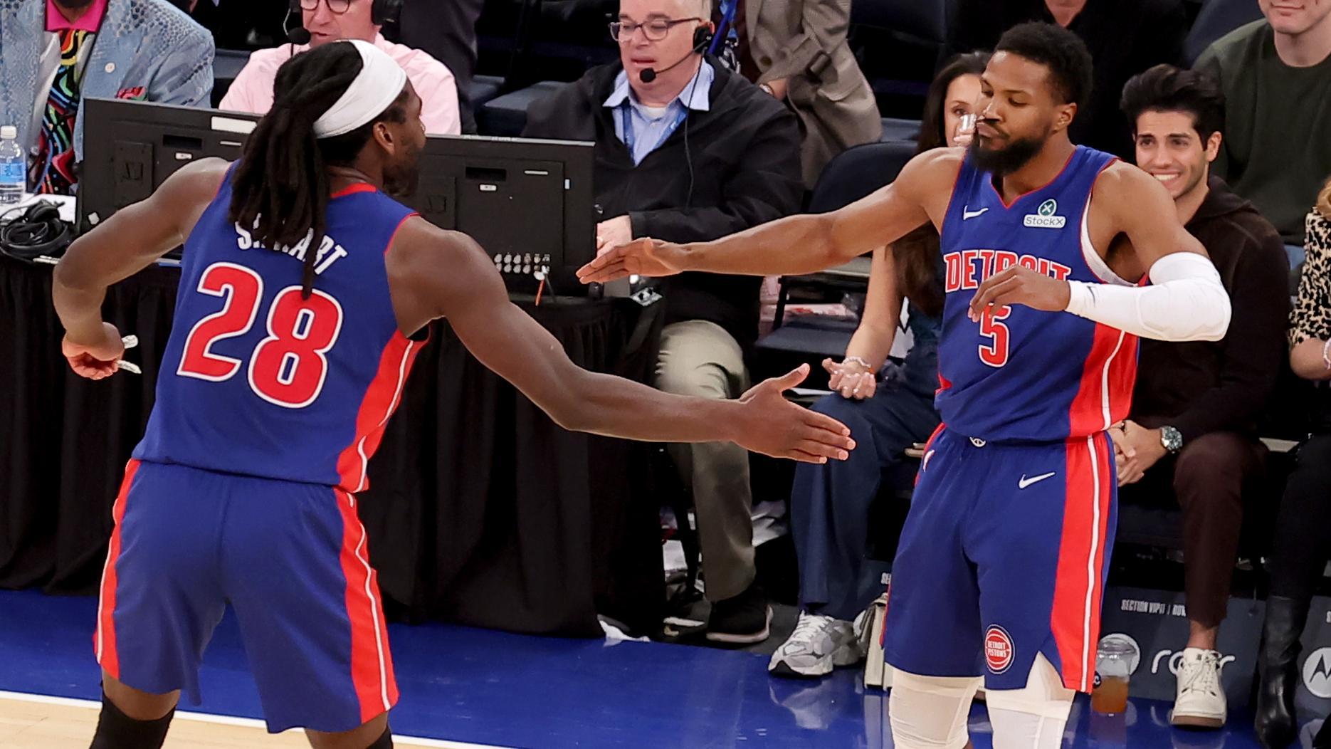 Cunningham scores 36 points and the surging Pistons beat the Knicks ...